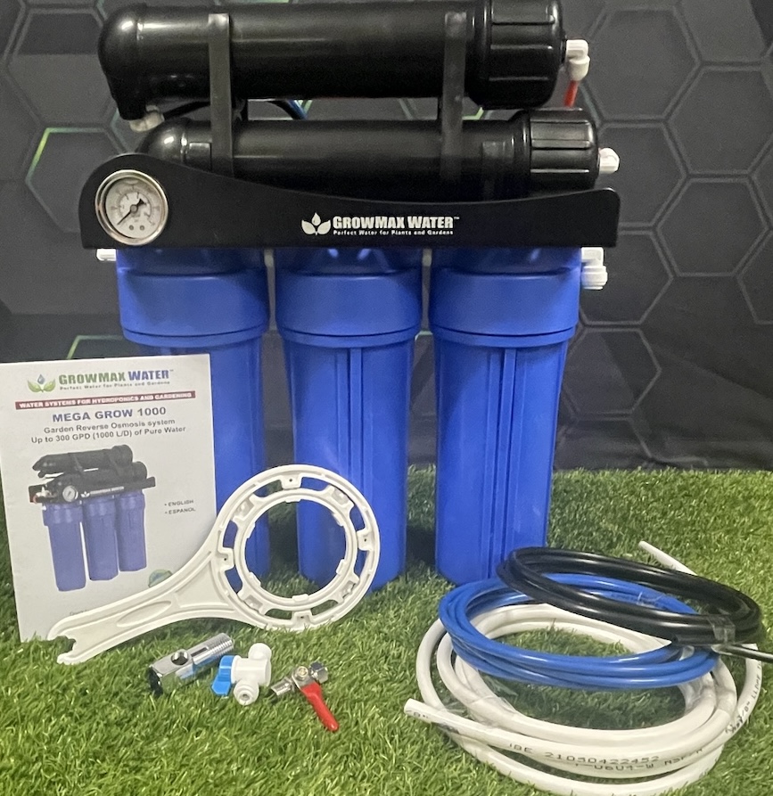 GrowMax Water Mega Grow 1000 Reverse Osmosis System - Hydro Supplies